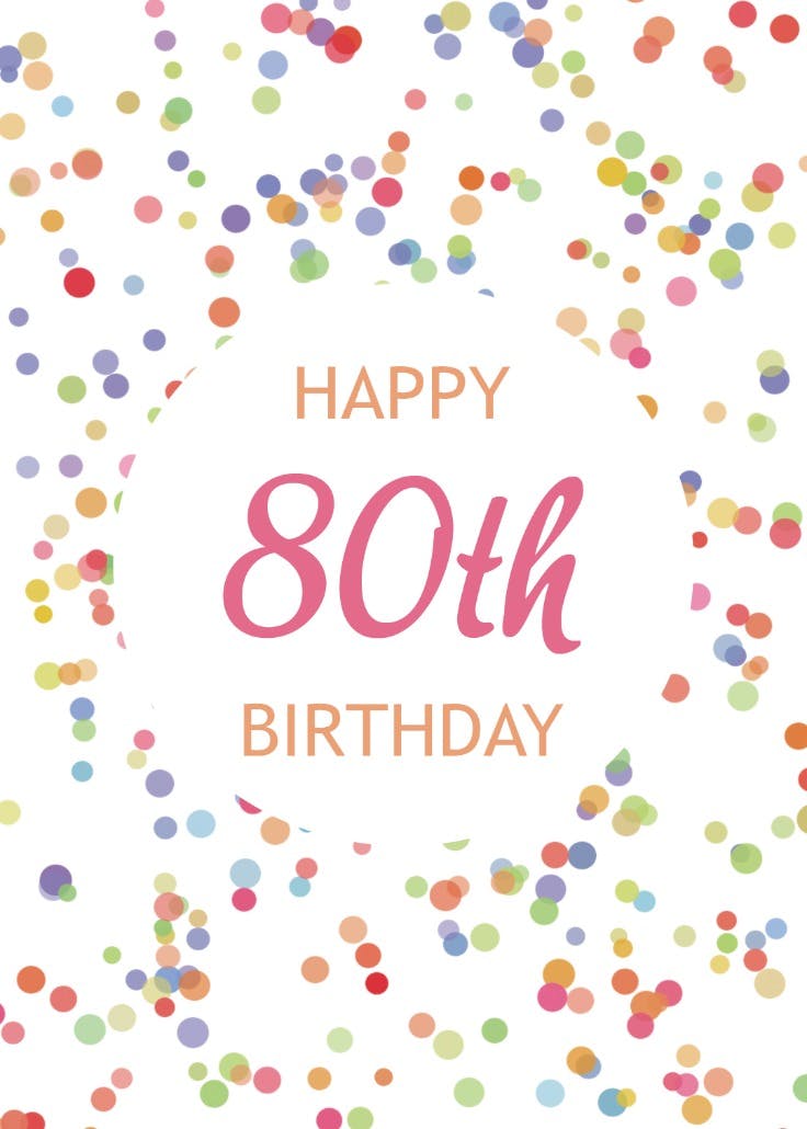 80th Birthday Cards (Free) | Greetings Island