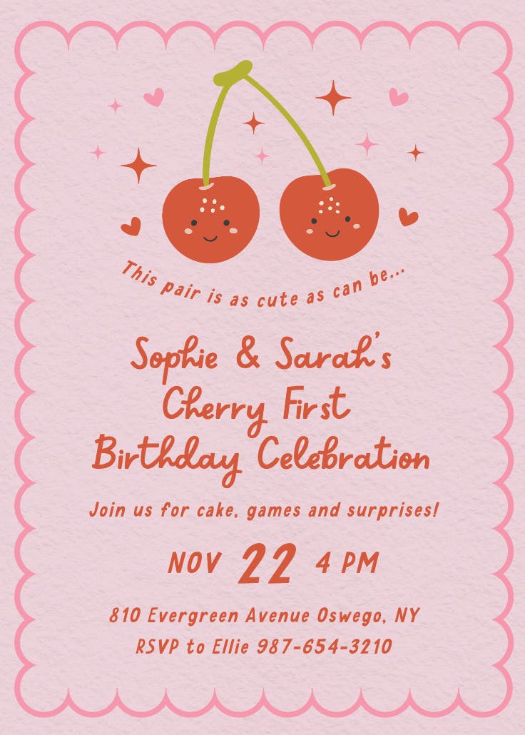 Baby Birthday Invitation Templates (Free) | Greetings Island