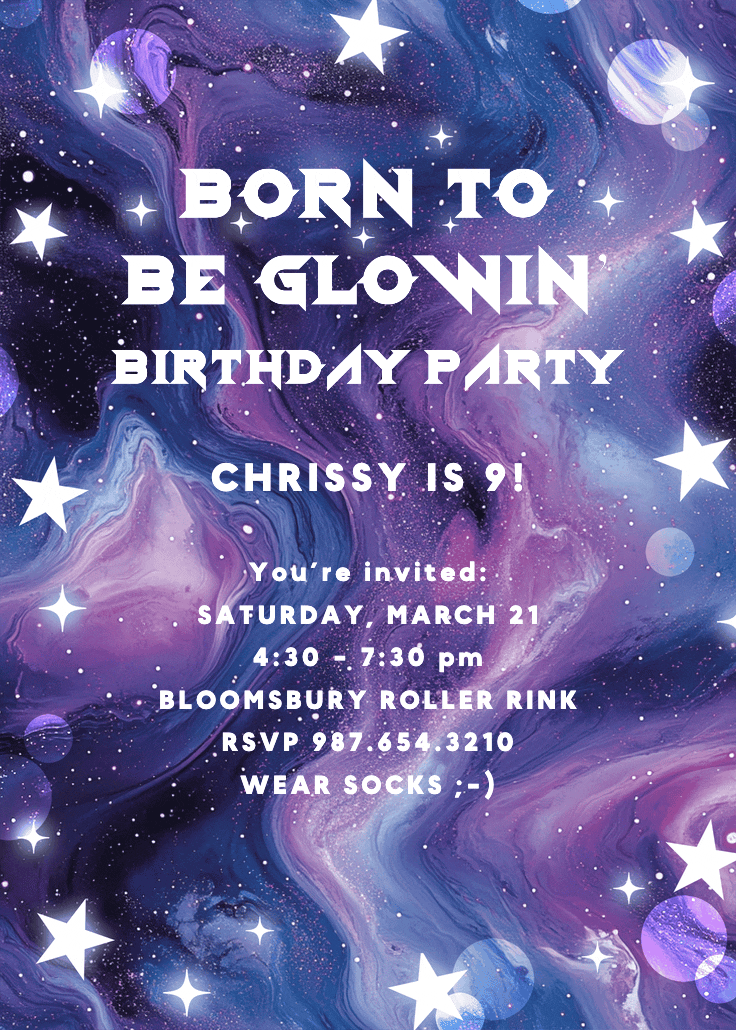 Teen Birthday Invitation Templates (Free) | Greetings Island